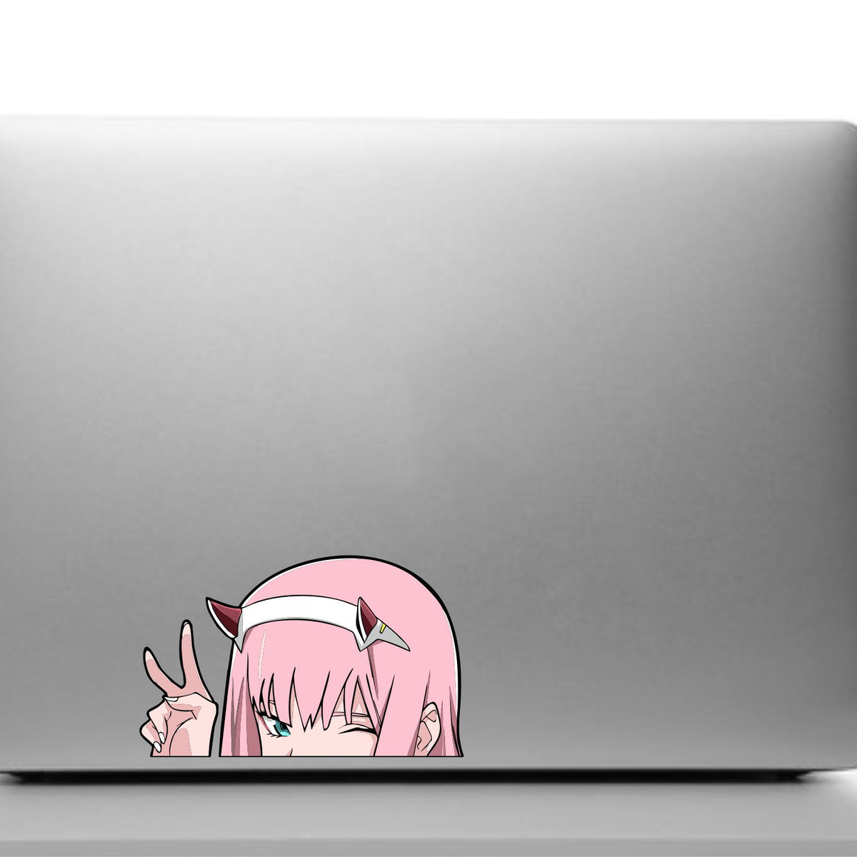Zero Two Peace Peeker – Decal Fusion